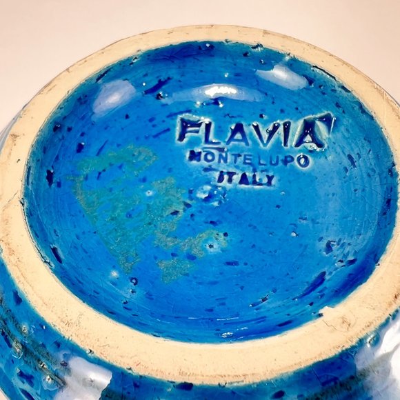 Bitossi | Accents | Bitossi Flavia Aldo Londi Rimini Blu Vase Ceramic ...